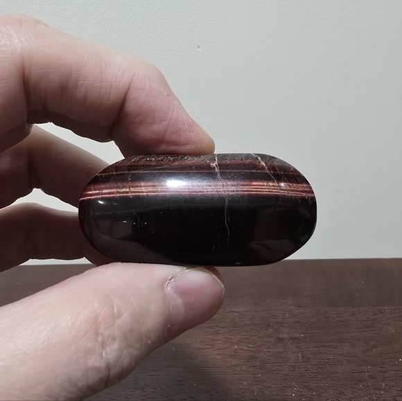 Other | Red Tigers Eye Crystal Palmstone B | Poshmark